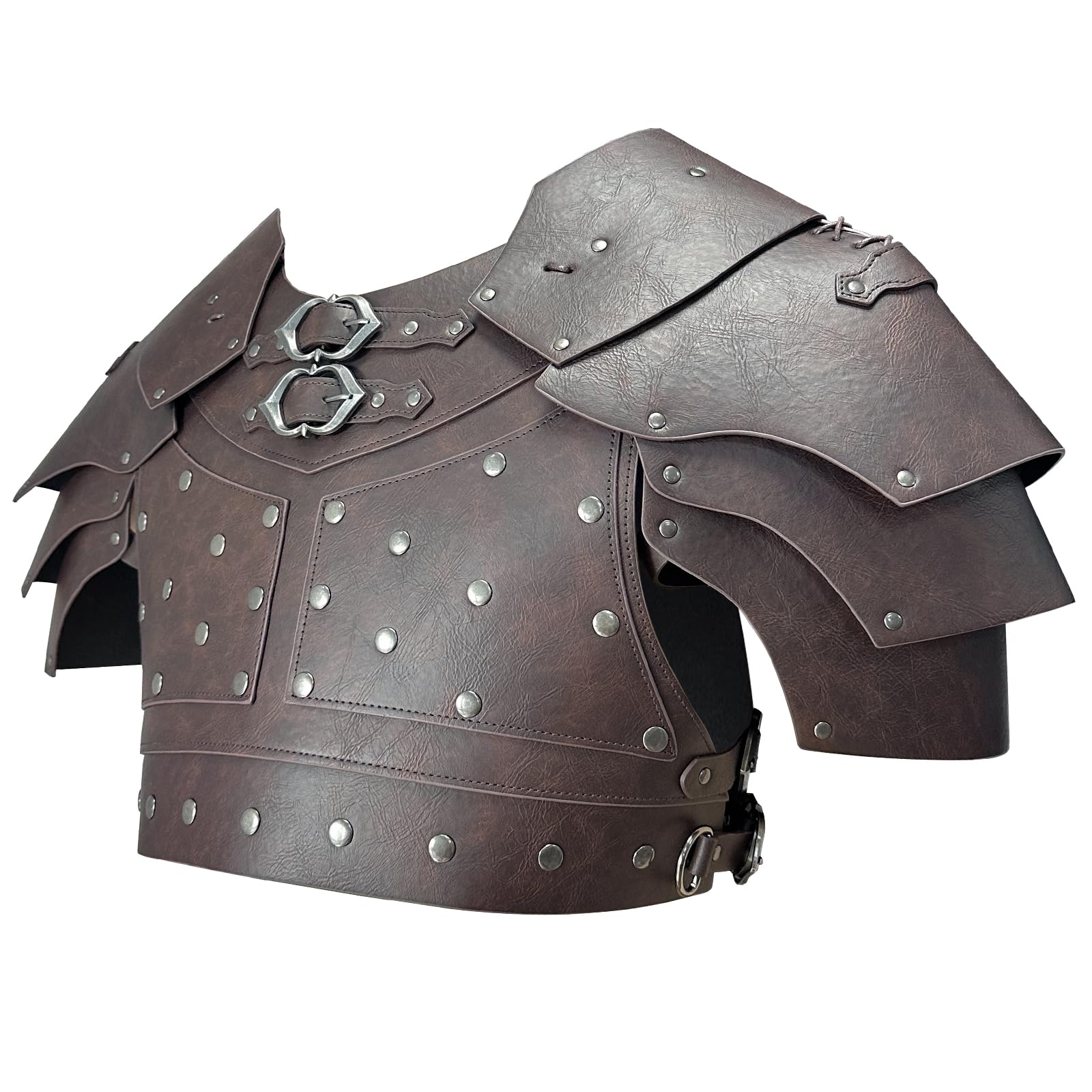 Mua HiiFeuer Medieval Faux Leather Chest Armor, Vintage Pauldron ...