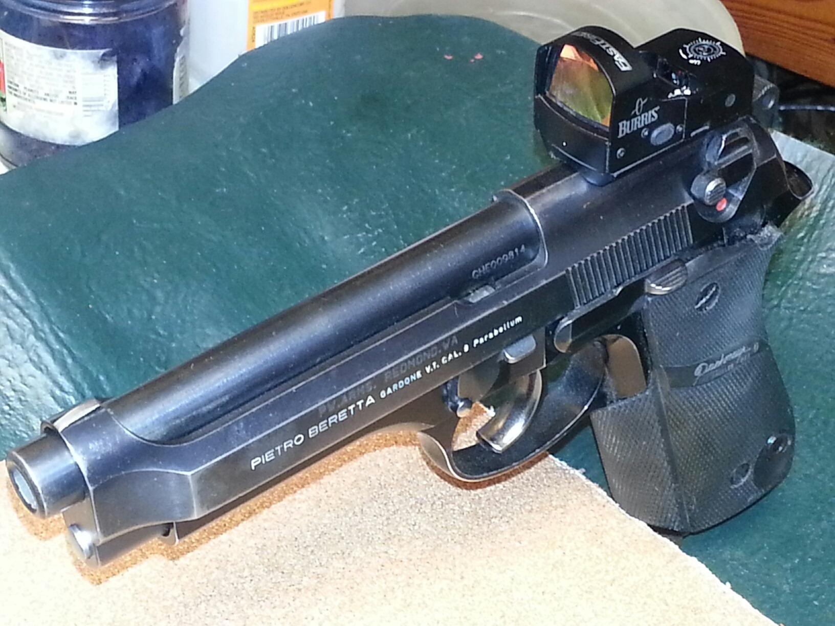 Beretta 92 red dot options : r/guns