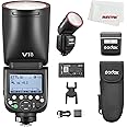 Amazon.com : Godox V1 Pro V1Pro C V1Pro-C V1 PRO C USA Version TTL Round Head Camera Flash,76Ws ...