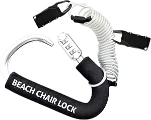 Amazon.com : Beach Bag Lock by BeachLocks with Cable and Zipper Locks ...