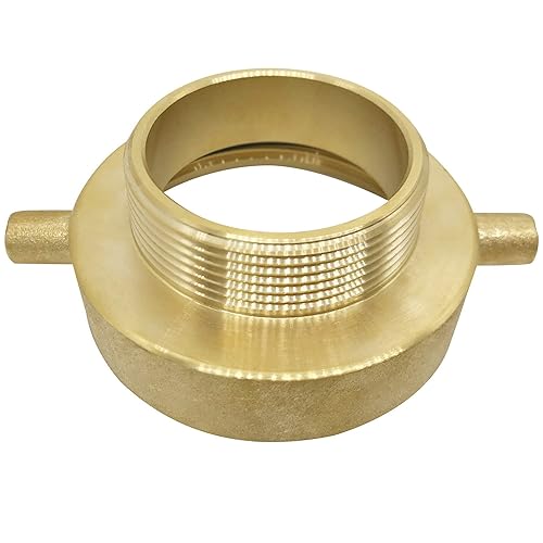 Happy Tree 2-1/2" NH/NST Female x 2" NPT Male Brass Fire Hose Hydrant ...