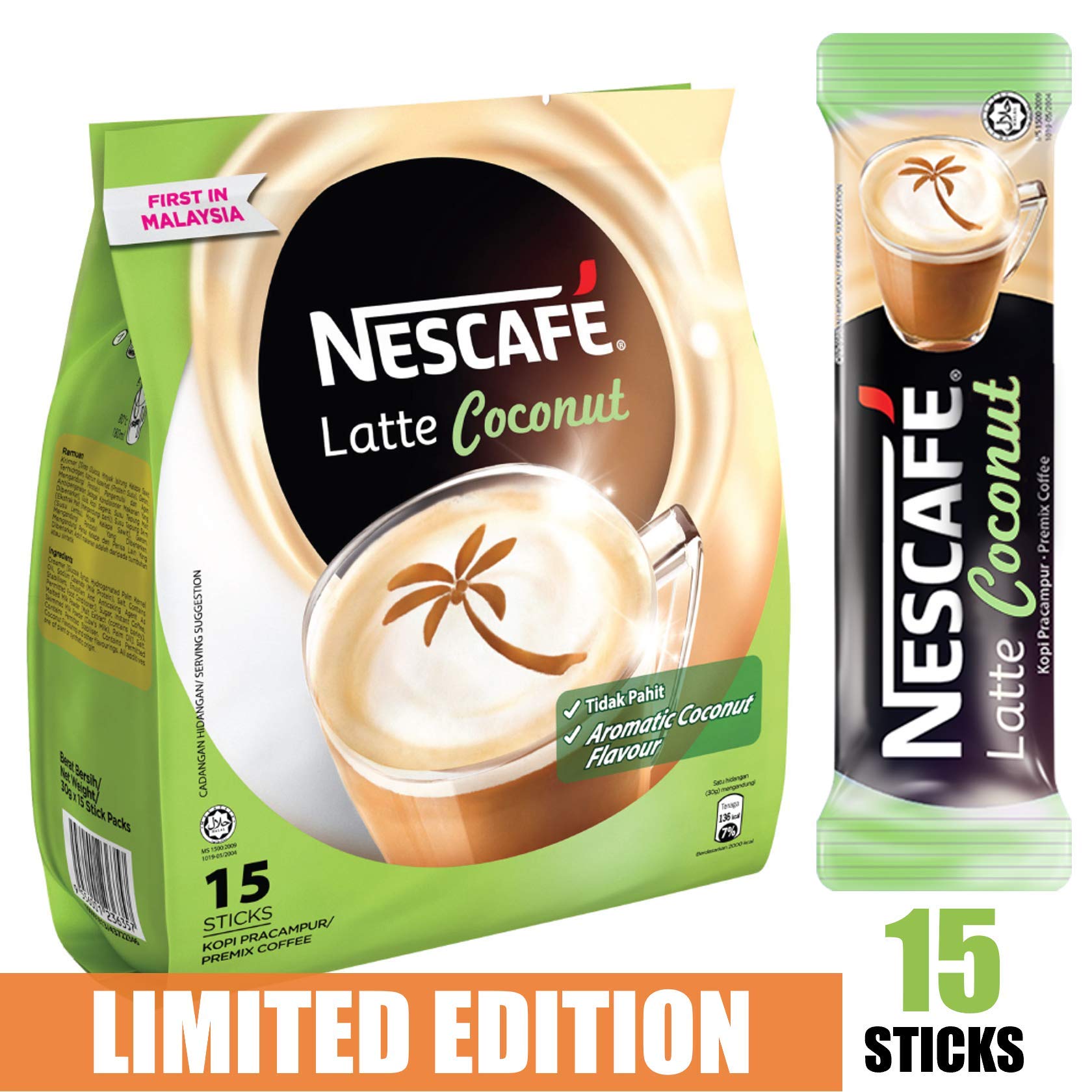Amazon.com : Nescafé Ipoh White Coffee ORIGINAL (15 Sachets) - "Oh So ...