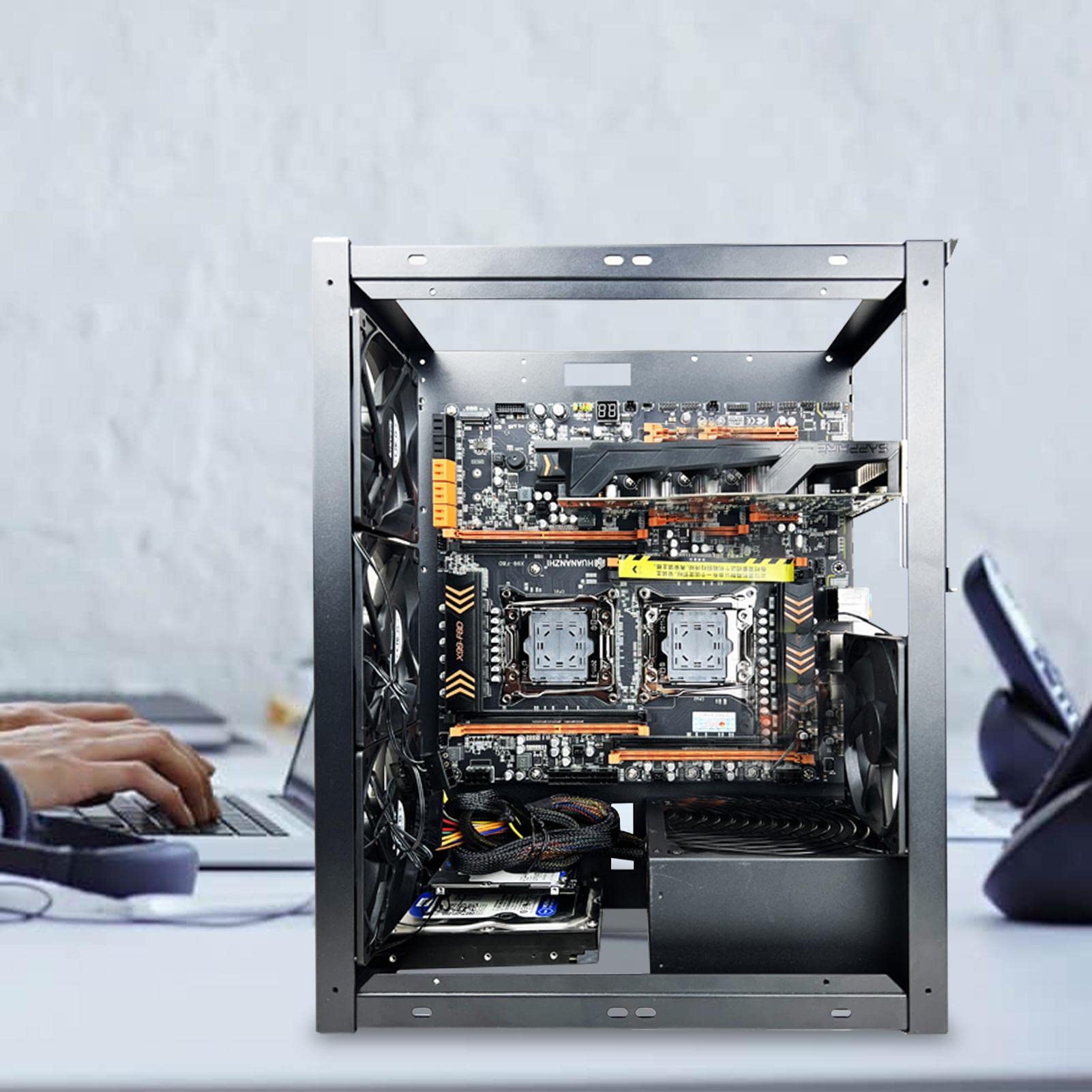 Mua DIY Computer Motherboard Case Rack - Stackable Open Chassis X79 X99 ...