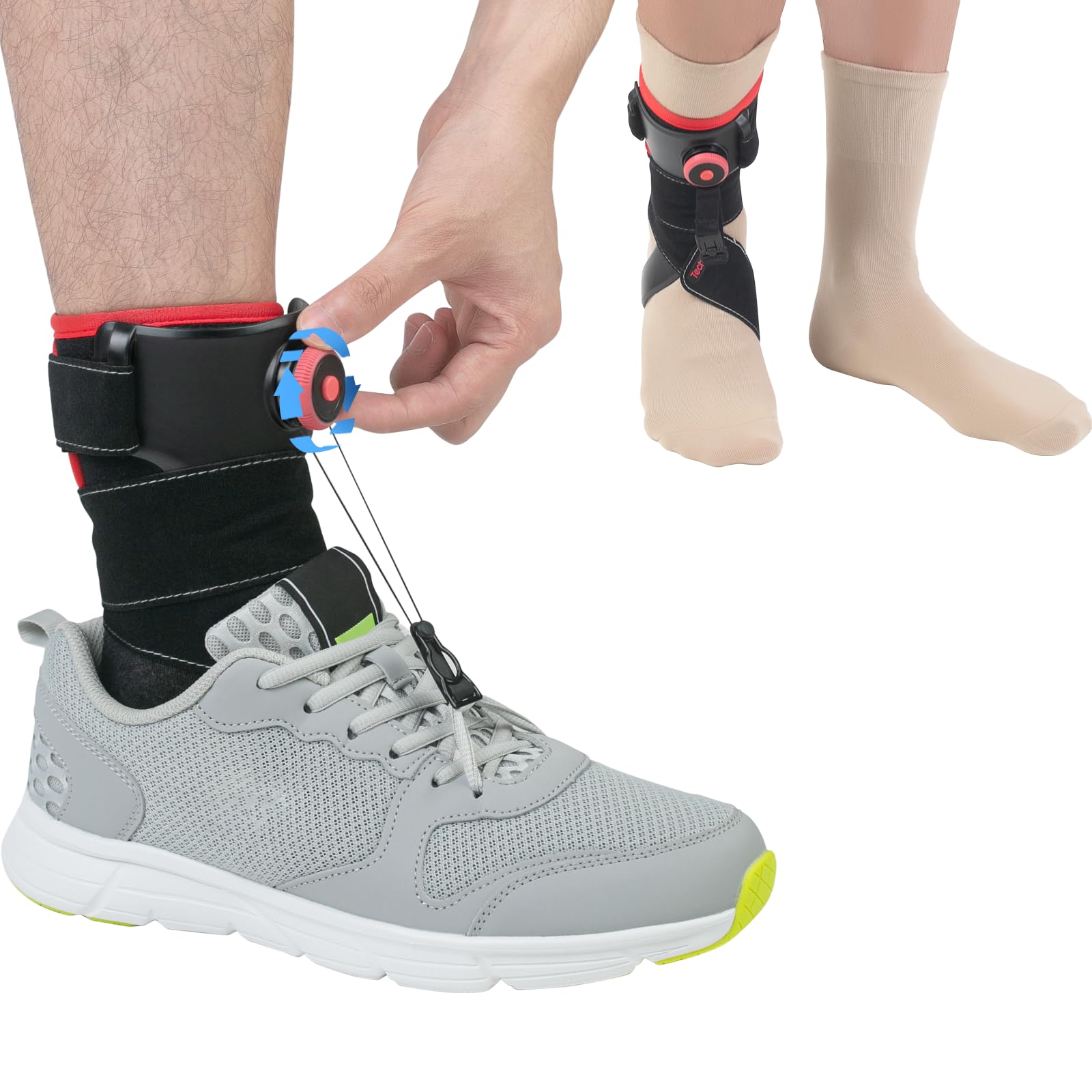 Tech Love AFO Foot Drop Brace -Patented Adjustable Drop Foot Brace Foot ...