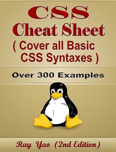 CSS Cheat Sheet, Syntax Quick Reference Handbook, by Table and Chart ...