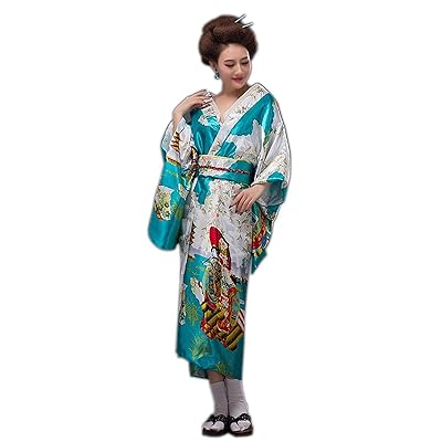 Buy Hot Pink Lady Japanese Fashion Traditional Silk Kimono Gown Yukata ...