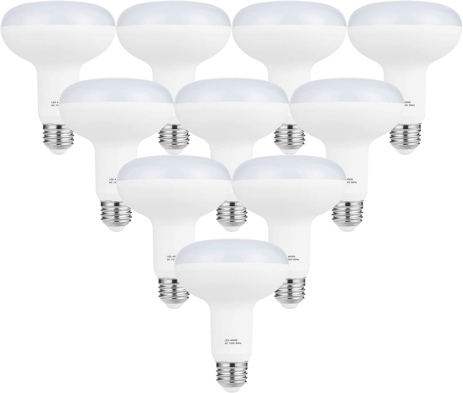 100 Watt Incandescent Light Bulb Replacement LED BR30 Flood Light Bulbs ...