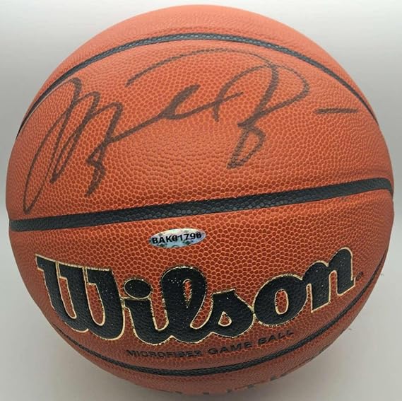 Michael Jordan Signed Basketball - Wilson COA - Upper Deck Certified ...