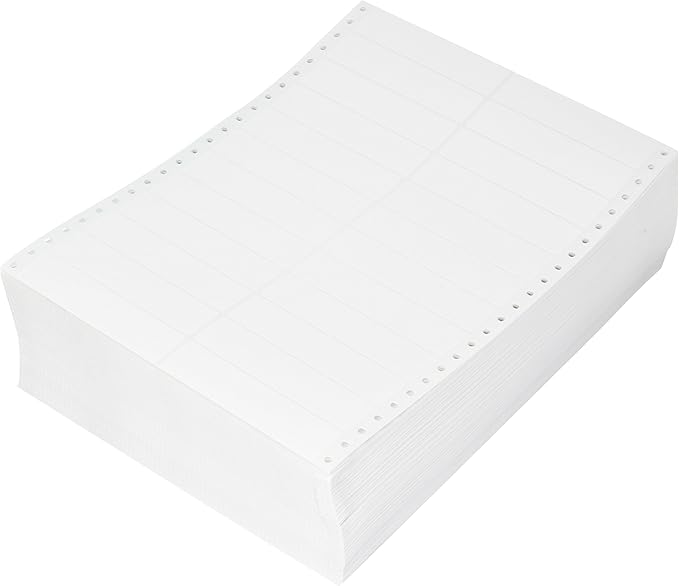Amazon.com : Compulabel Pinfeed Labels Fanfold Permanent Adhesive, 4" x ...