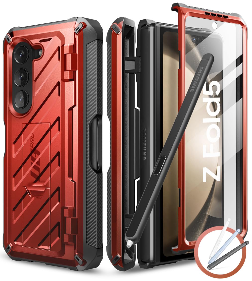 SUPCASE for Galaxy Z Fold 5 Case with S Pen Holder (Unicorn Beetle Pro ...
