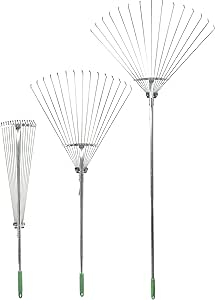 Telescopic Rake Folding Rake Garden Rake Heavy Duty Foldable Rake ...
