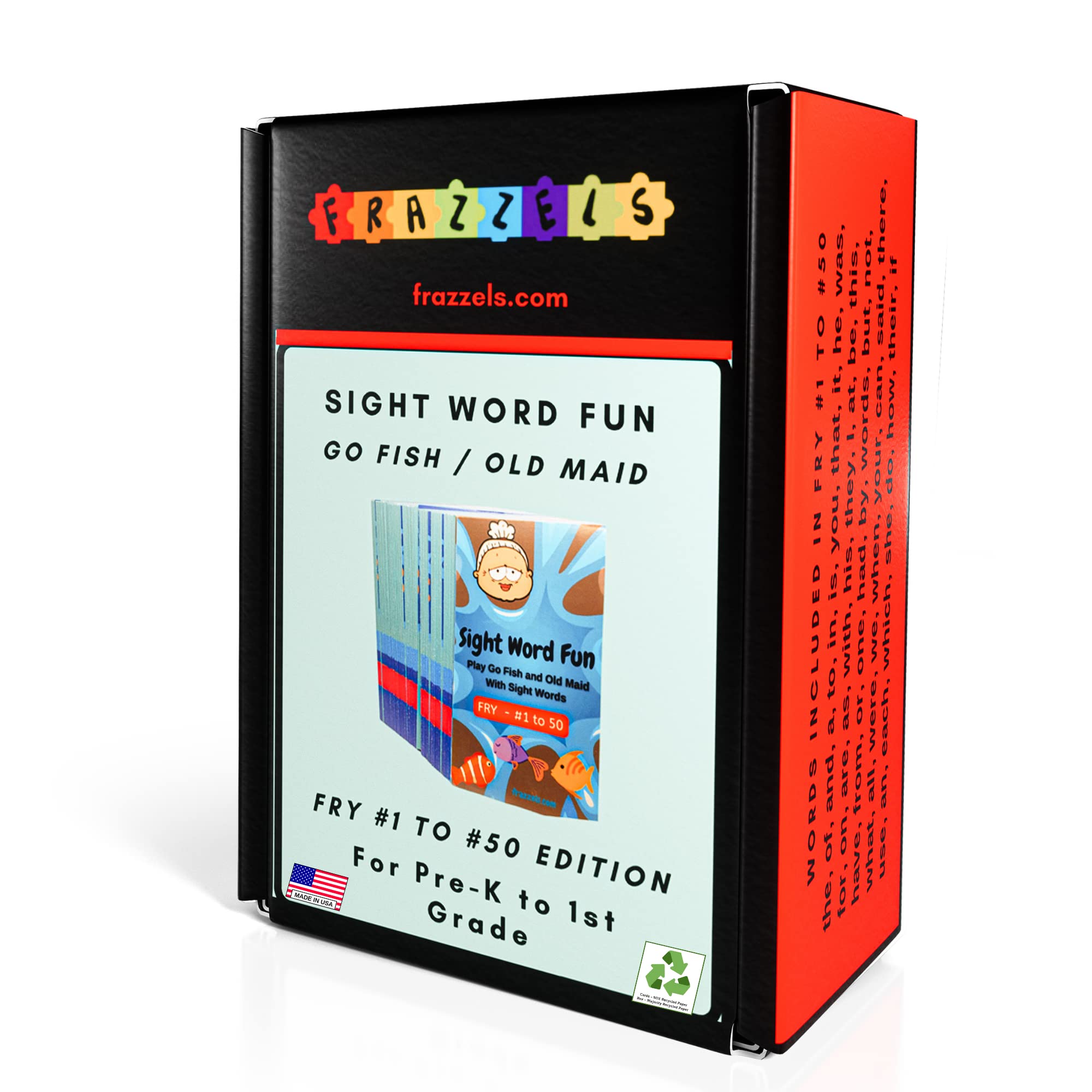 Mua Go Fish Sight Words Card Game for Kids for Ages 4+ with Fry 1 to 50 ...