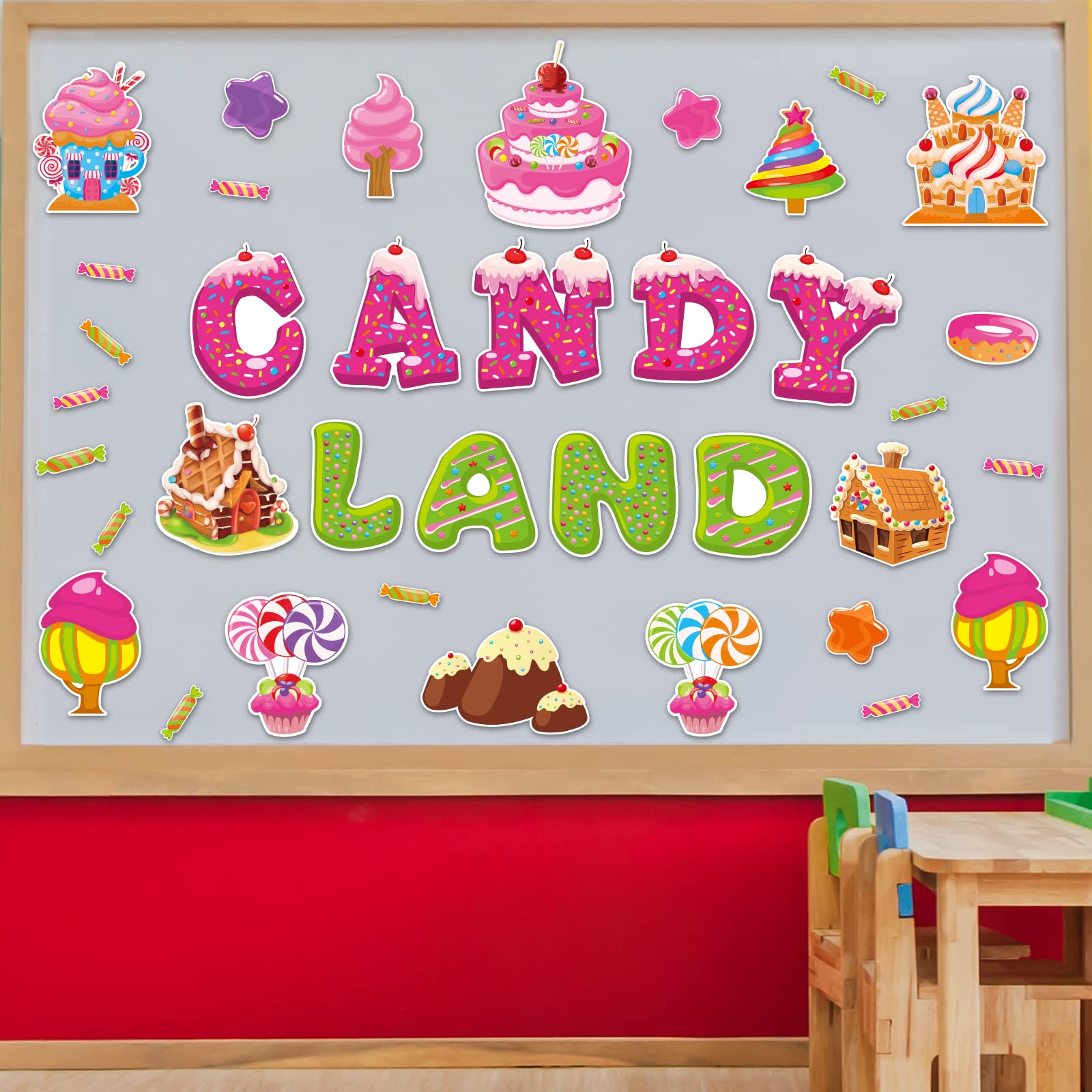 Mua Candyland Cutouts Candy Classroom Bulletin Board Decorations Candy ...