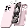 Amazon.com: ORNARTO Compatible with iPhone 15 Pro Case with 2 x Screen Protector, Shockproof ...