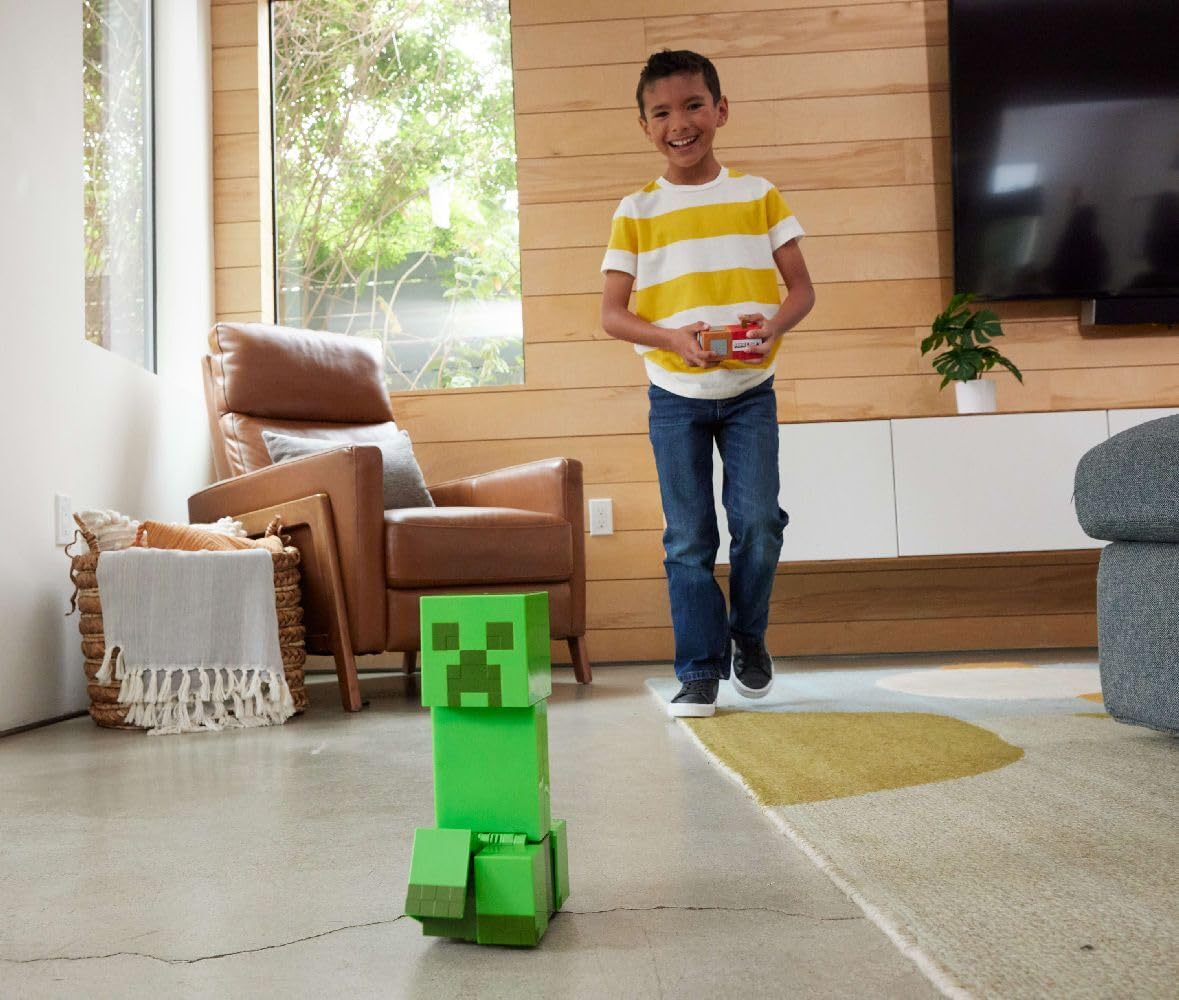 Mattel Minecraft Exploding RC Creeper With Lights & Sounds, 10 ...