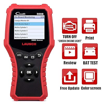 LAUNCH Creader 3008 2018 OBD2 Scanner with Battery Morocco | Ubuy