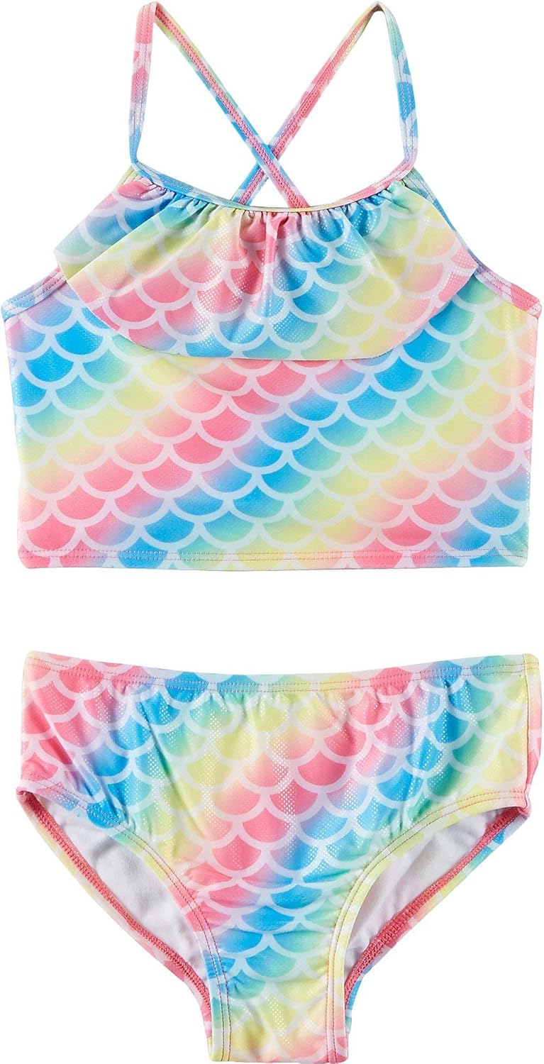 Amazon.com: Reel Legends Big Girls Rainbow Tankini Swimsuit Medium (10 ...