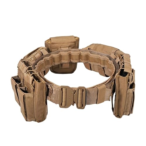 YAKEDA Battle Belts for Men Tactical: Tactical Heavy Duty Belts Law ...