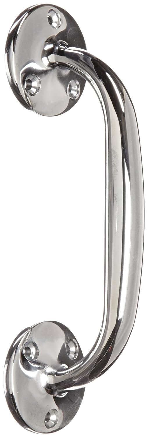 Rockwood 131.26 Brass Surface Mounted Cast Door Pull, 7-1/2" Length ...