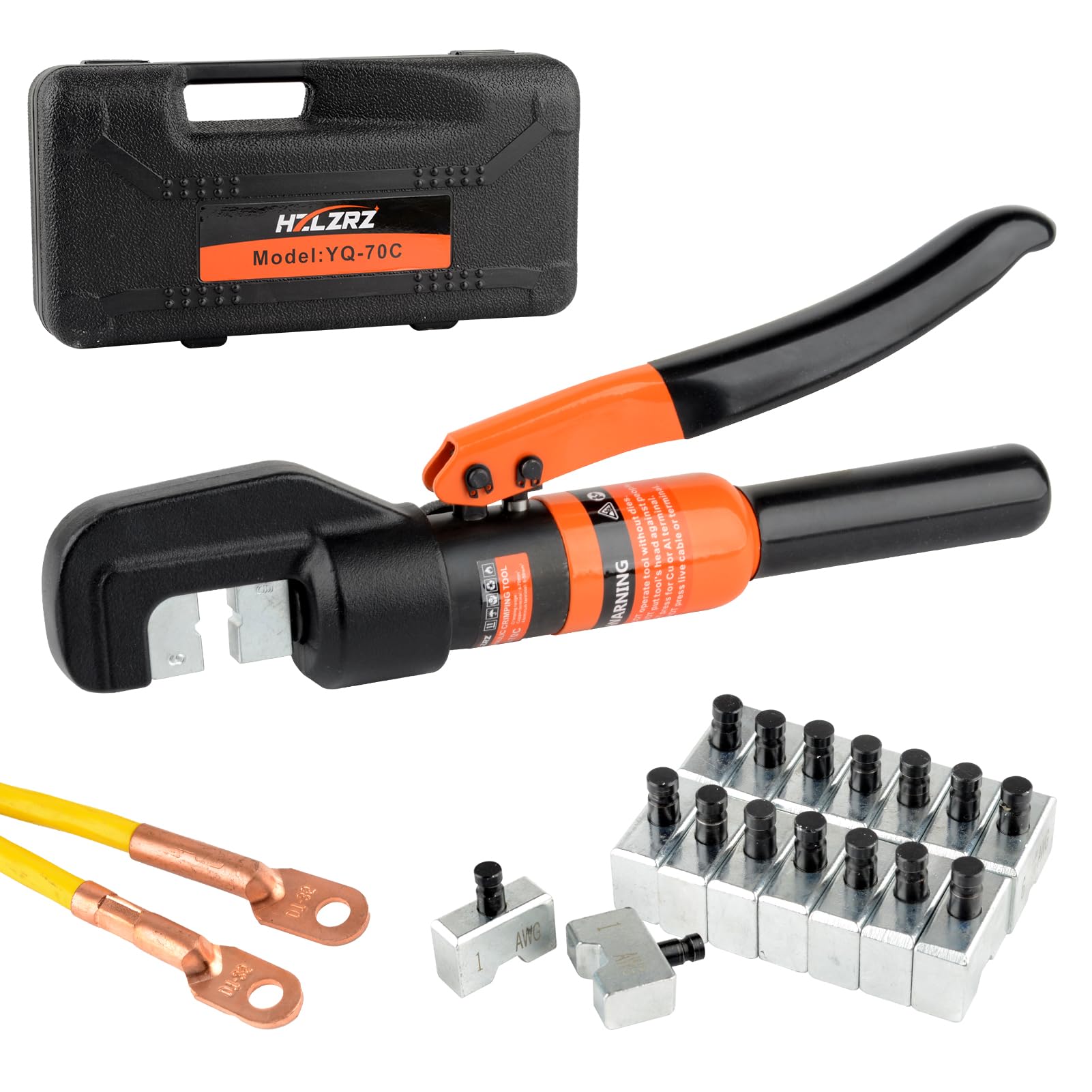 Mua Hydraulic Crimping Tool and Wire Crimping Tool Kit, Range 12AWG-2 ...