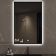 Amazon.com: BYECOLD Smart Mirror, 24x36'', LED Mirror for Bathroom ...