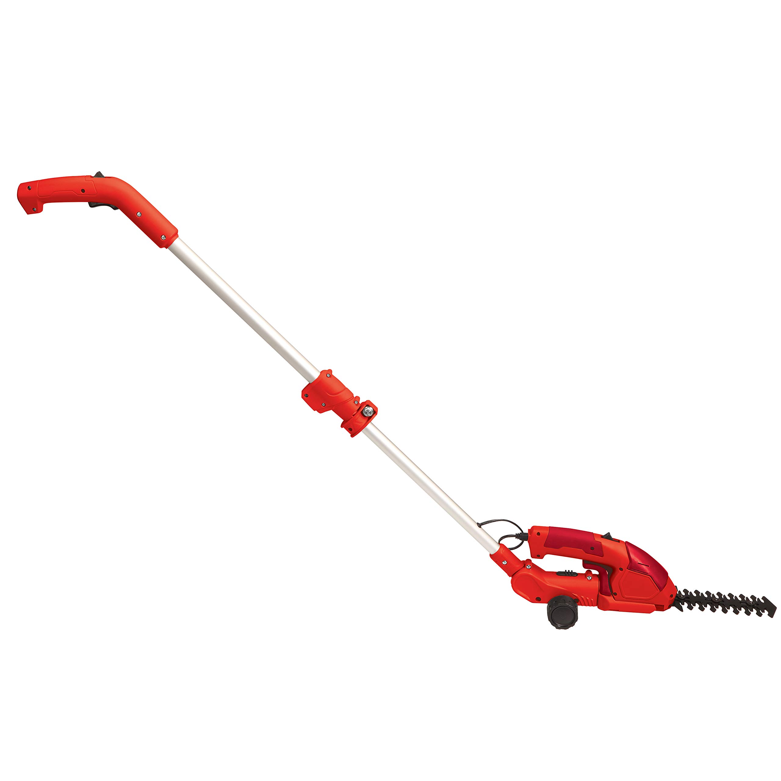 Snow Joe HJ605CC-RED Sun Joe 2-in-1 Electric Telescoping Grass Trimmer, Red