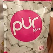 PUR Gum, Spearmint, 55 pieces - Aspartame Free, Sugar Free, 100% ...