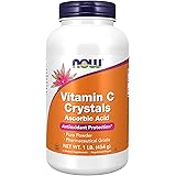 NOW Supplements, Vitamin C Crystals (Ascorbic Acid), Antioxidant ...