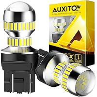 AUTOONE 7440 7443 LED Strobe Brake Light Bulbs, Super Bright Tail light ...