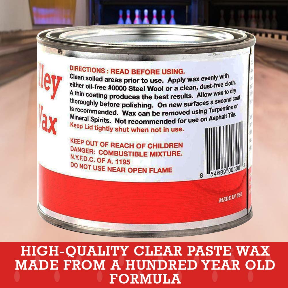 BWC Company, Bowling Alley Wax, Clear Paste, 16 Oz. Can - Surface ...