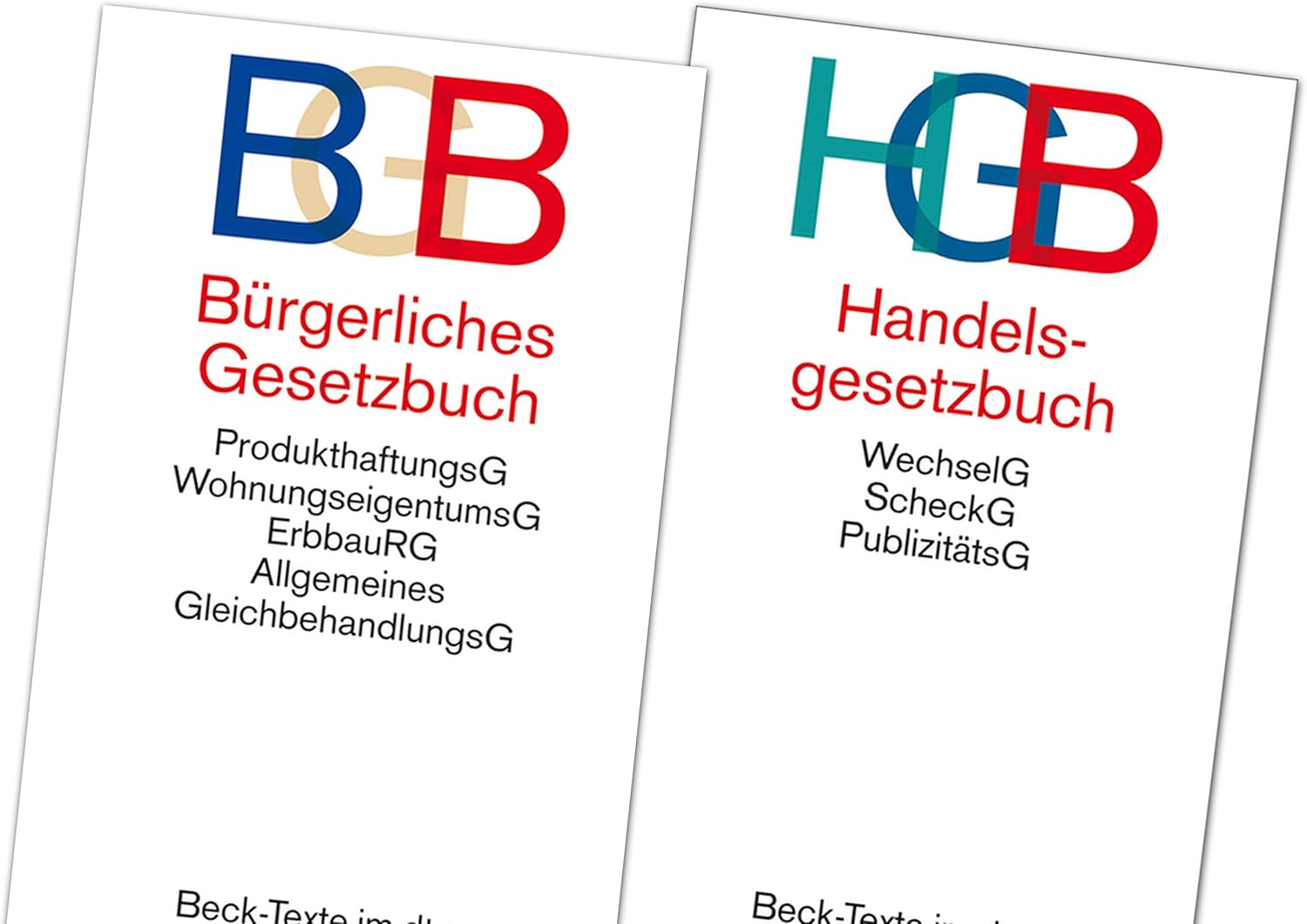 Bürgerliches Recht und Handelsrecht Gesetzestexte im Set als ...