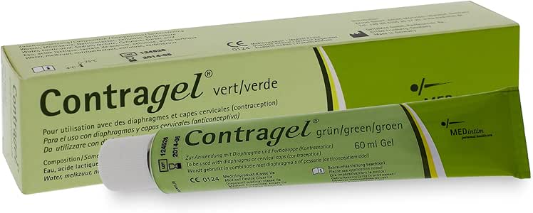 60ml Contragel ® verde, para su uso con el diafragma y el capuchón ...