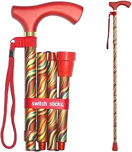 Amazon.com: Switch Sticks Walking Cane for Men or Women, Foldable and ...