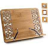 H&S® BamBoo Reading Rest Cookbook Cook Recipe Kitchen Book Holder Stand ...