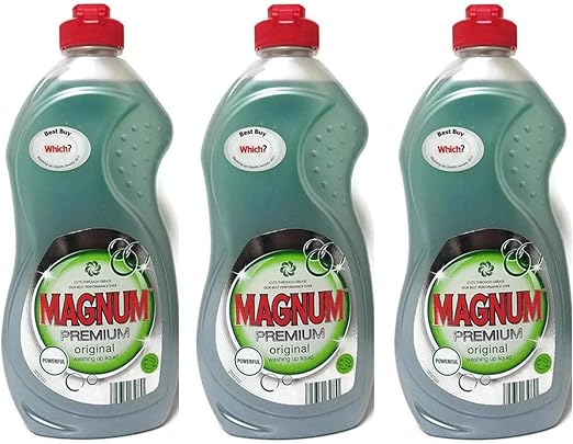 Aldi Magnum Premium Washing up Liquid Original 1.5 Litre (3 x 500ml ...