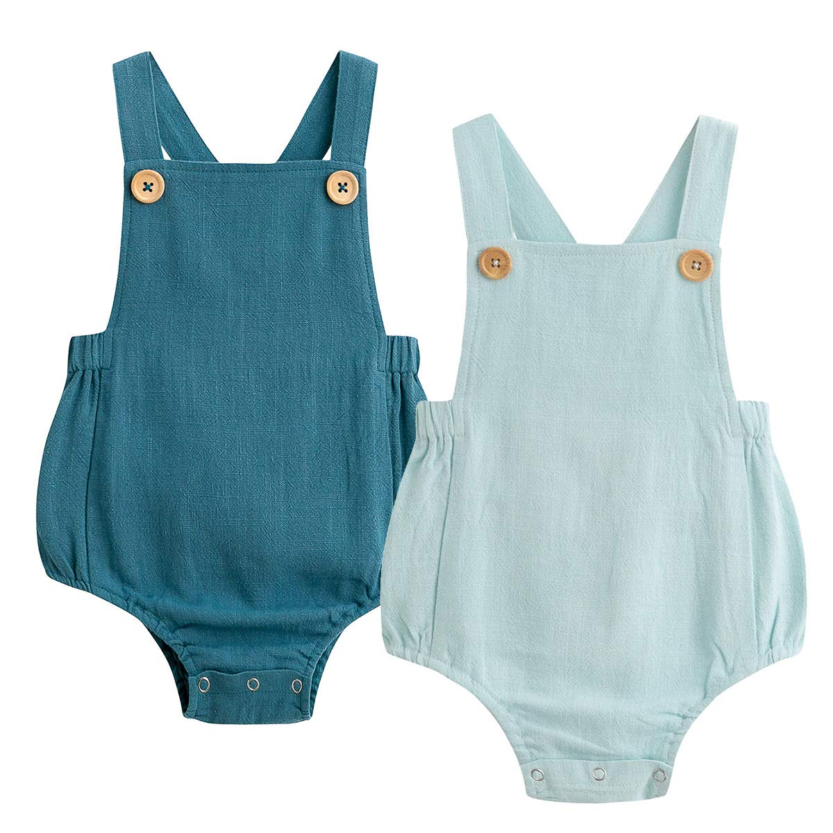 Simplee kids Unisex Baby Onesie Cute Baby Romper Set Boy Infant Summer ...