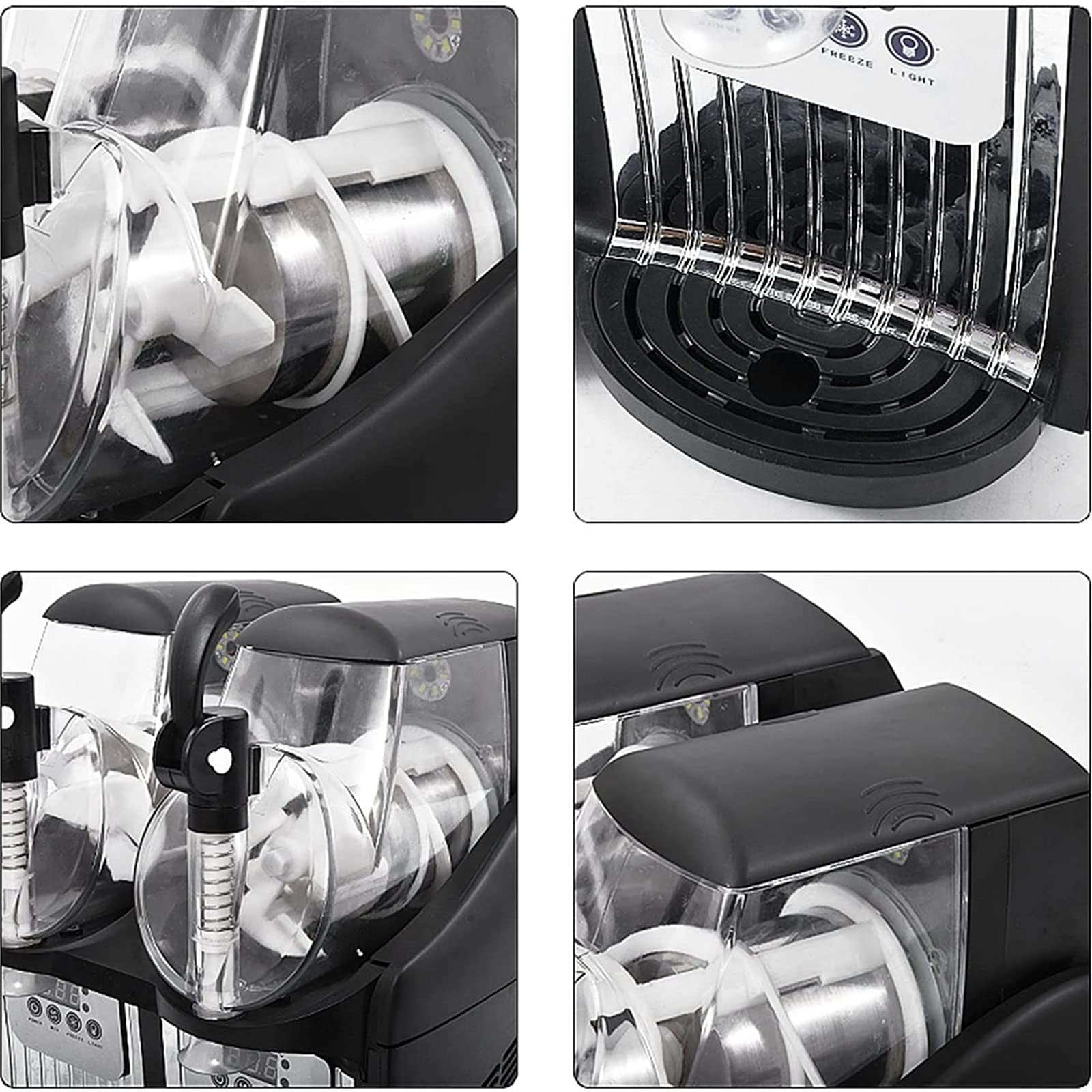 Mua Slushie Machine, Slush Frozen Drink Machine, Dual 2.5L Water Tank ...