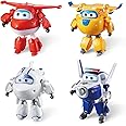 Amazon.com: Super Wings Transformable Toys 4-Pack 5" Action Figure ...