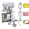 TECHTONGDA Commercial Stand Mixer, 32QT Food Mixer, Electric Flour ...