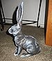 Amazon.com : Cast Iron Sitting Bunny Rabbit Garden Patio Yard Large ...