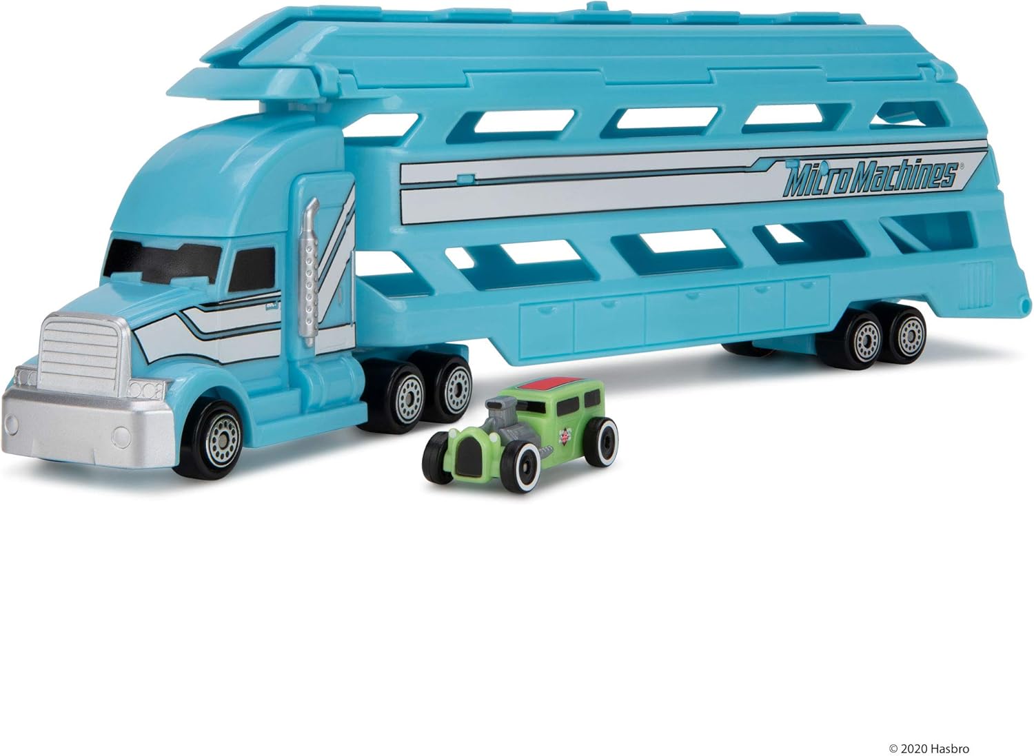 Micro Machines starter pack, mini hauler – includes 2 vehicles, lorry ...
