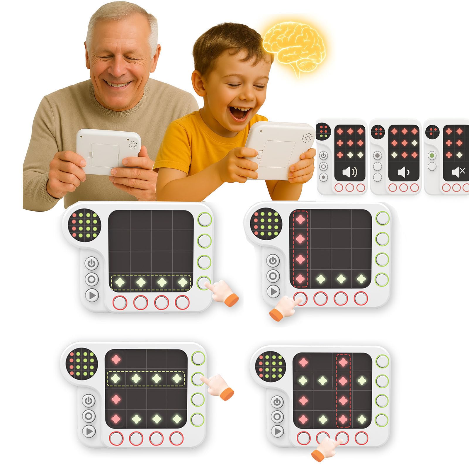 Logic Brain Teasers Game,Original 300 Challenges-Handheld Electronic ...