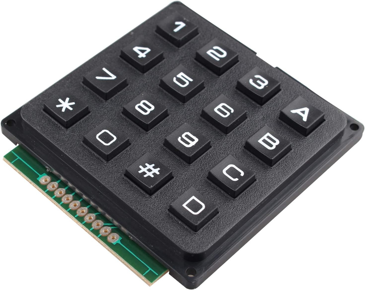 HALJIA 4 x 4 Matrix Array 16 Switch Keypad Keyboard Module 16 Key MCU Membrane Switch Keypad ...
