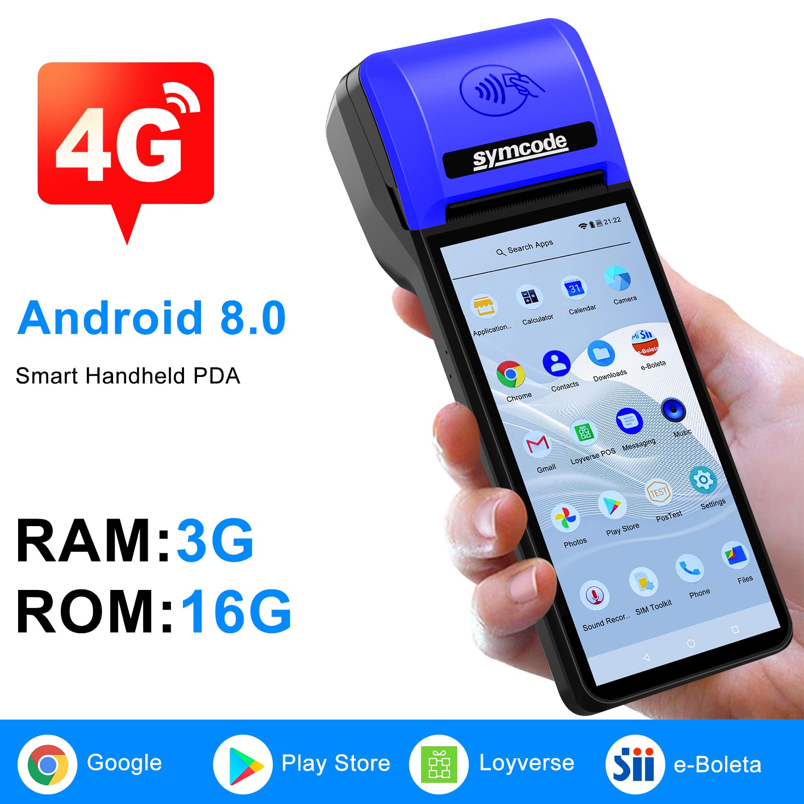 Mua POS PDA Printer Mobile POS Machine Terminal Thermal Receipt Printer ...