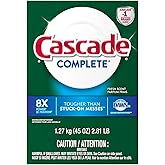 Amazon.com: Cascade Complete, Powder Dishwasher Detergent, Fresh Scent ...