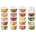 Amazon.com: STARANDBEE [20Pack] 12oz, Food Storage Containers with Lids ...