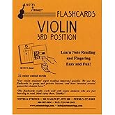 Amazon.com: Notes & Strings Violin 1st Position 4.25"X5.5" Regular Size ...
