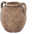 Amazon.com: Deco 79 Ceramic Vase Antique Style Textured with Handles ...