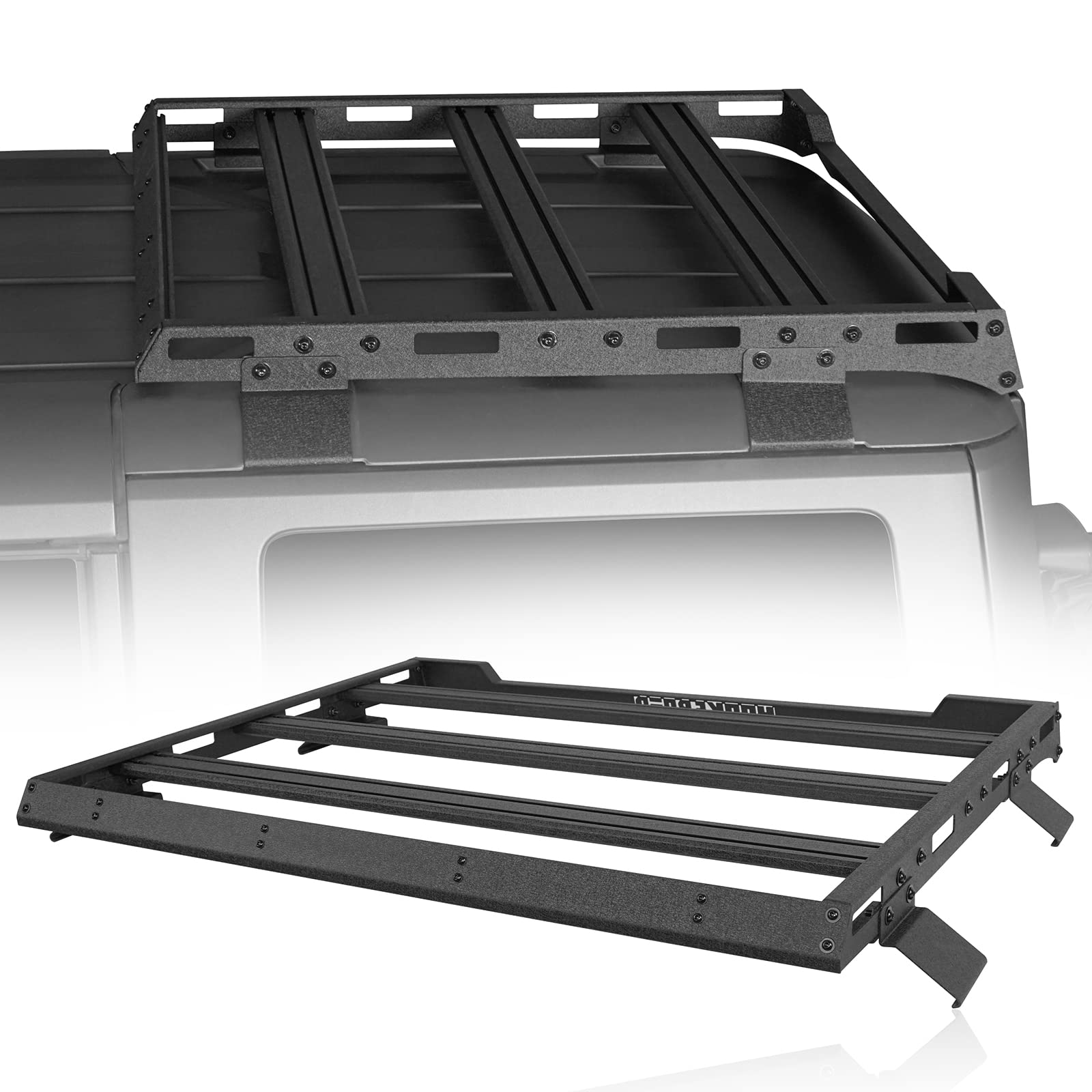 Mua Hooke Road Bronco Half Short Roof Rack Rear Cargo Basket Crossbar ...