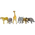 Amazon.com: Wild Republic African Animals Polybag, Giraffe, Hippo, Lion ...